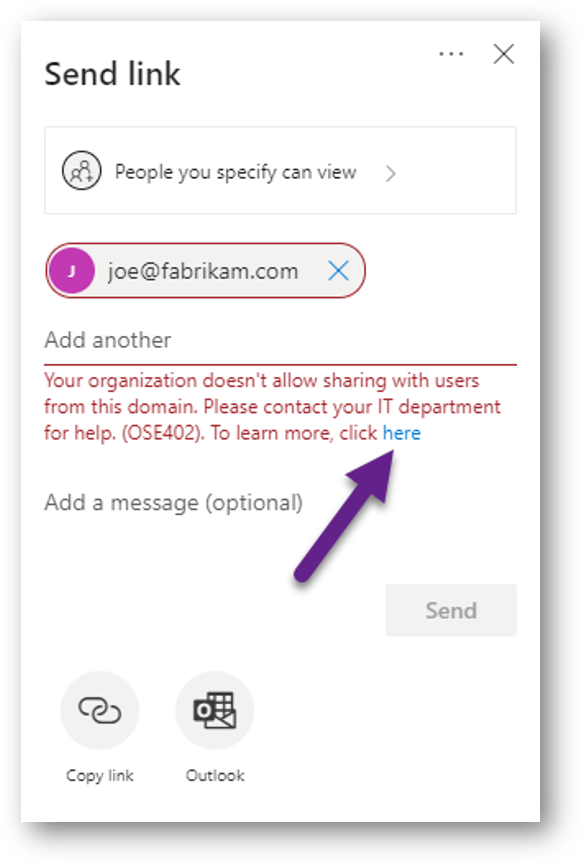 Send Link image – Joanne C Klein