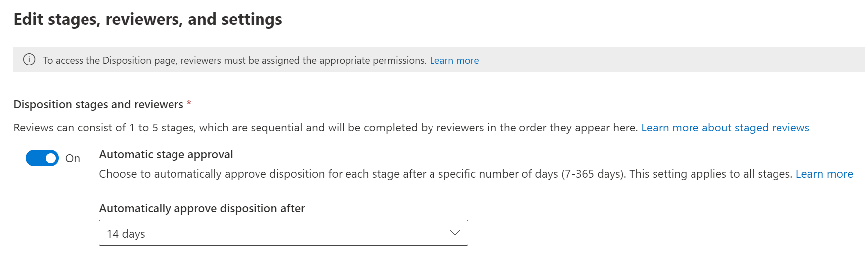 Automatic stage approval – Joanne C Klein